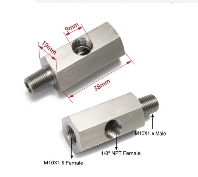 Automotive parts M10 * 1.5 oil pressure sensor turbine inlet adapter ...