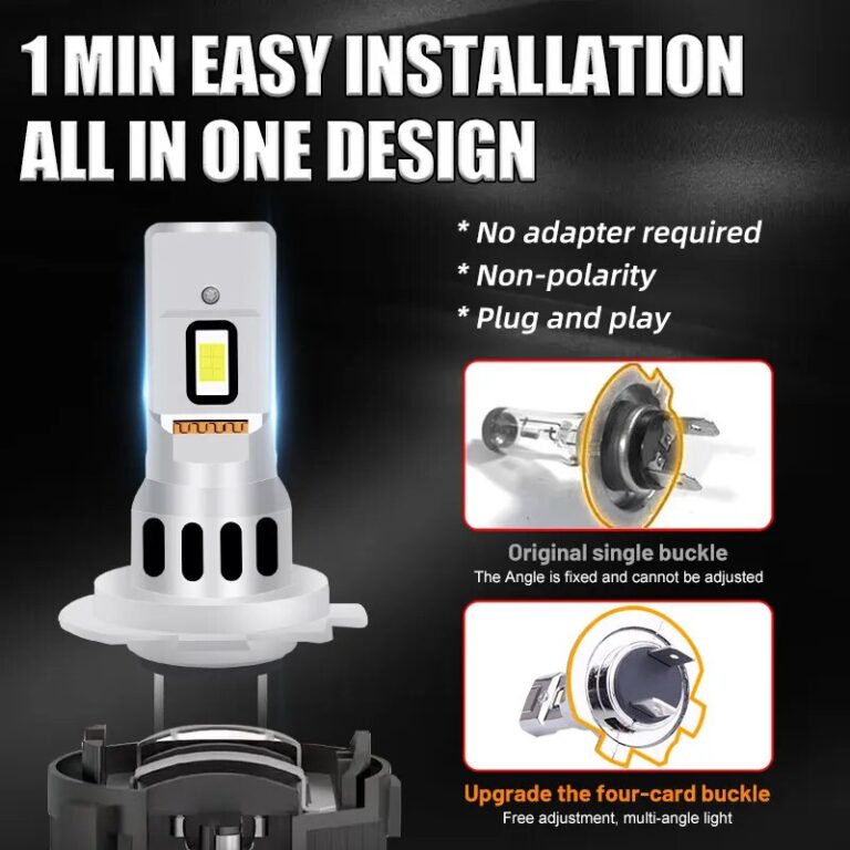 Bullvision H7 LED Headlight Canbus 100000LM 300W 5570 CSP 1: 1 Mini ...