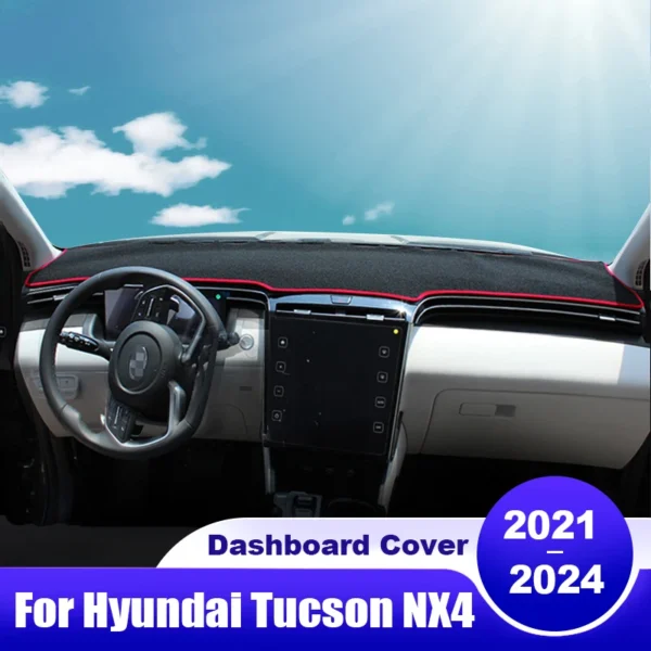 For Hyundai Tucson NX4 2021 2022 2023 2024 Car Dashboard Cover Dash Mat ...